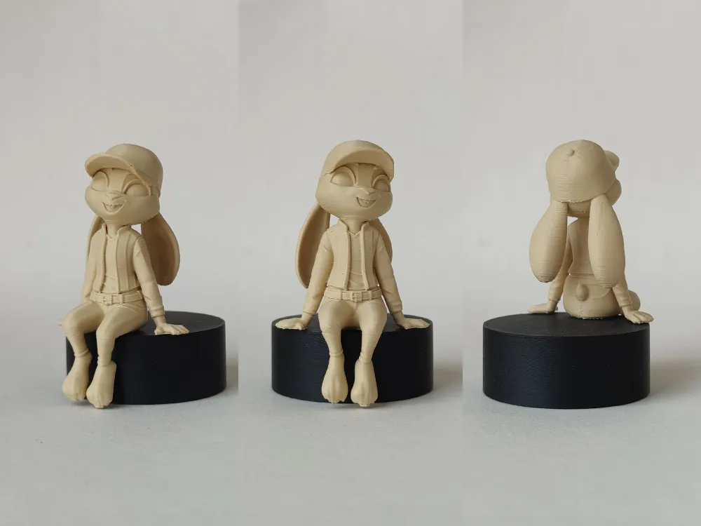 Zootropolis 2 Nick + Judy seduti - Free 3D Print Model - MakerWorld