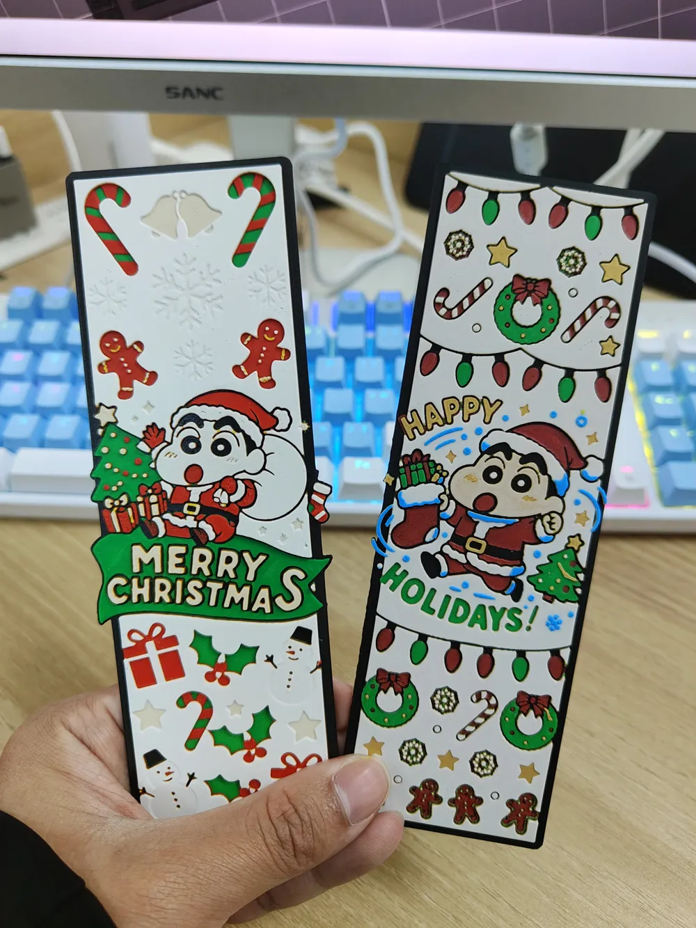 Crayon Shinchan—Weihnachts-Sonderedition Lesezeichen (Crayon Shinchan ...