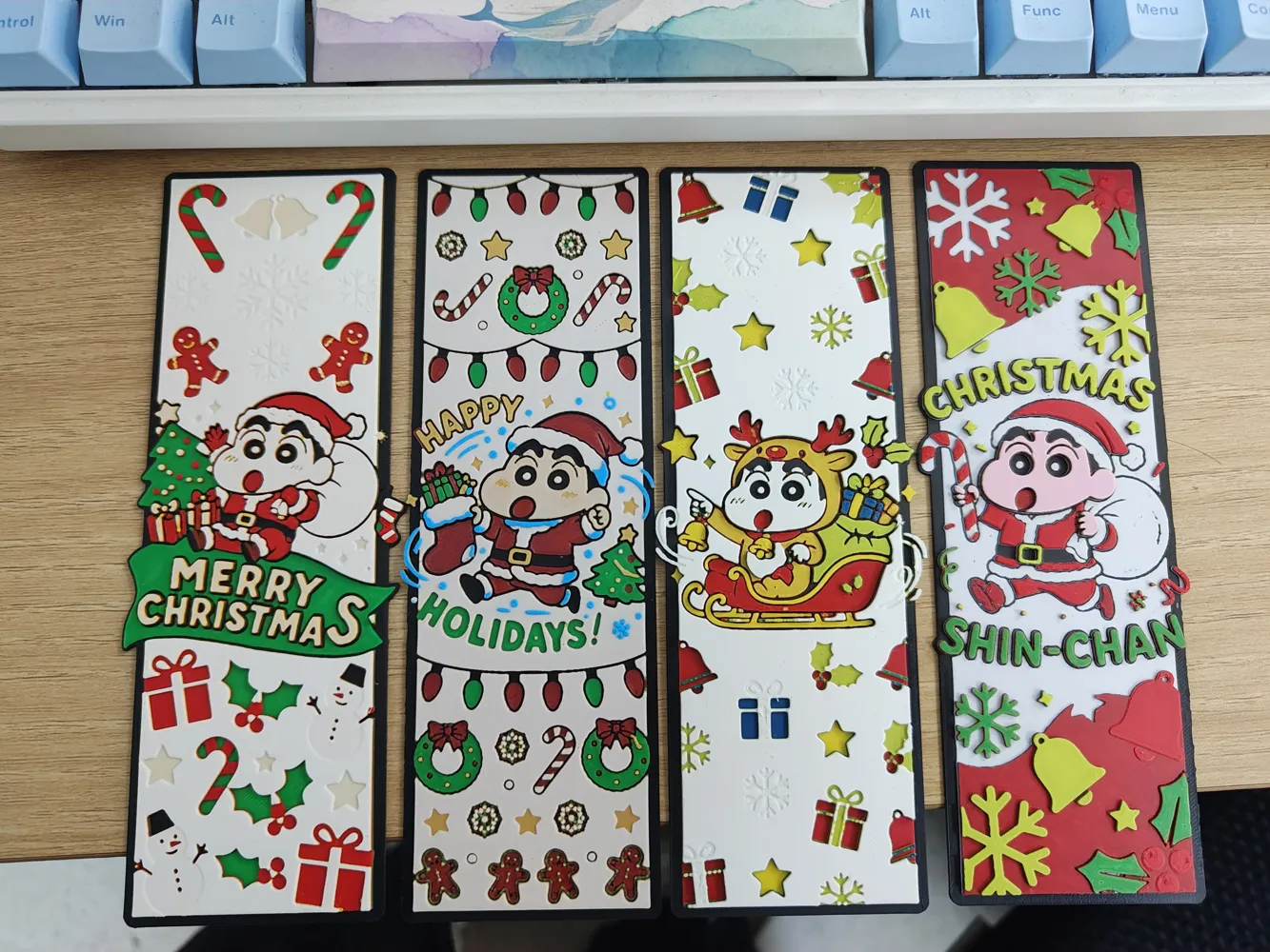 Crayon Shinchan—Weihnachts-Sonderedition Lesezeichen (Crayon Shinchan ...