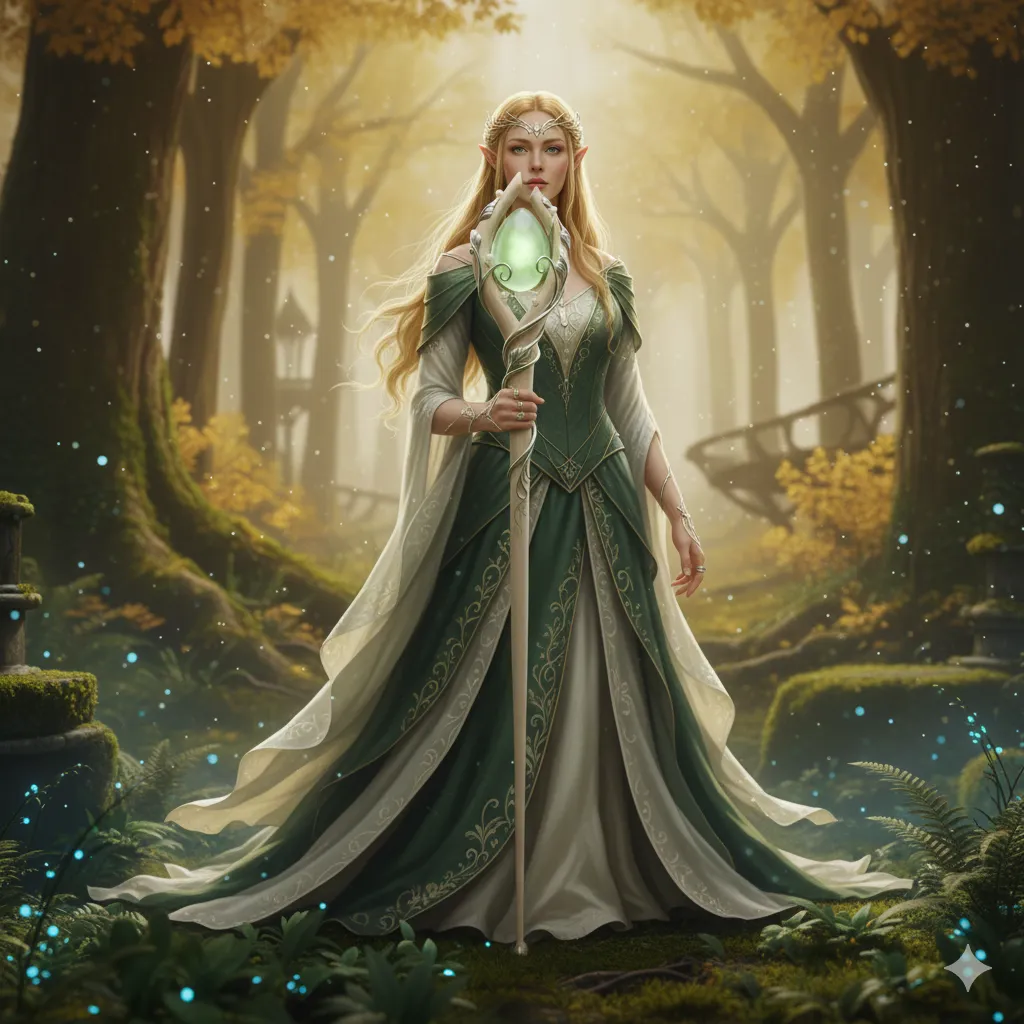 Elf Crystal Scepter – Organic Fantasy Design - Free 3D Print Model ...