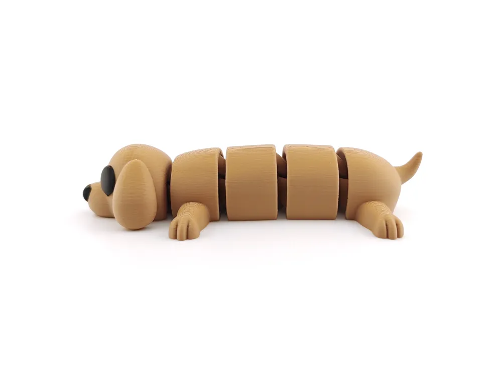 Weiner Dog - Articulated Animal - AMS and No AMS - Free 3D Print Model ...