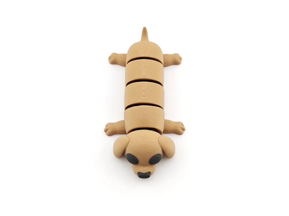 Weiner Dog - Articulated Animal - AMS and No AMS - Free 3D Print Model ...