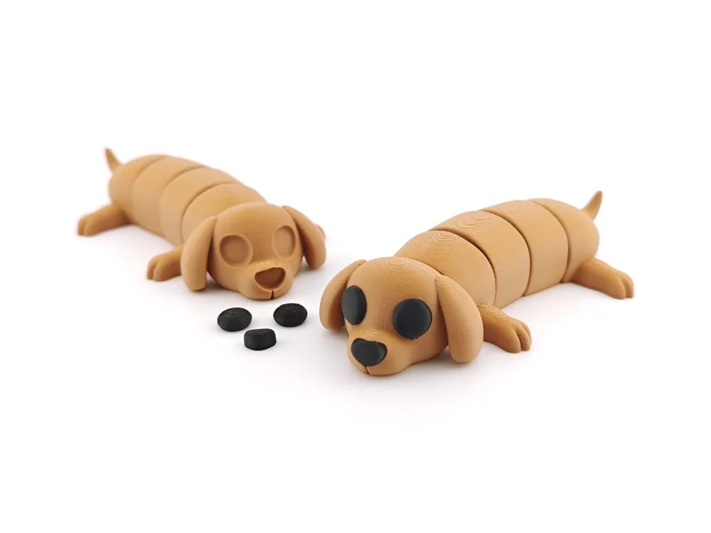 Weiner Dog - Articulated Animal - AMS and No AMS - Free 3D Print Model ...