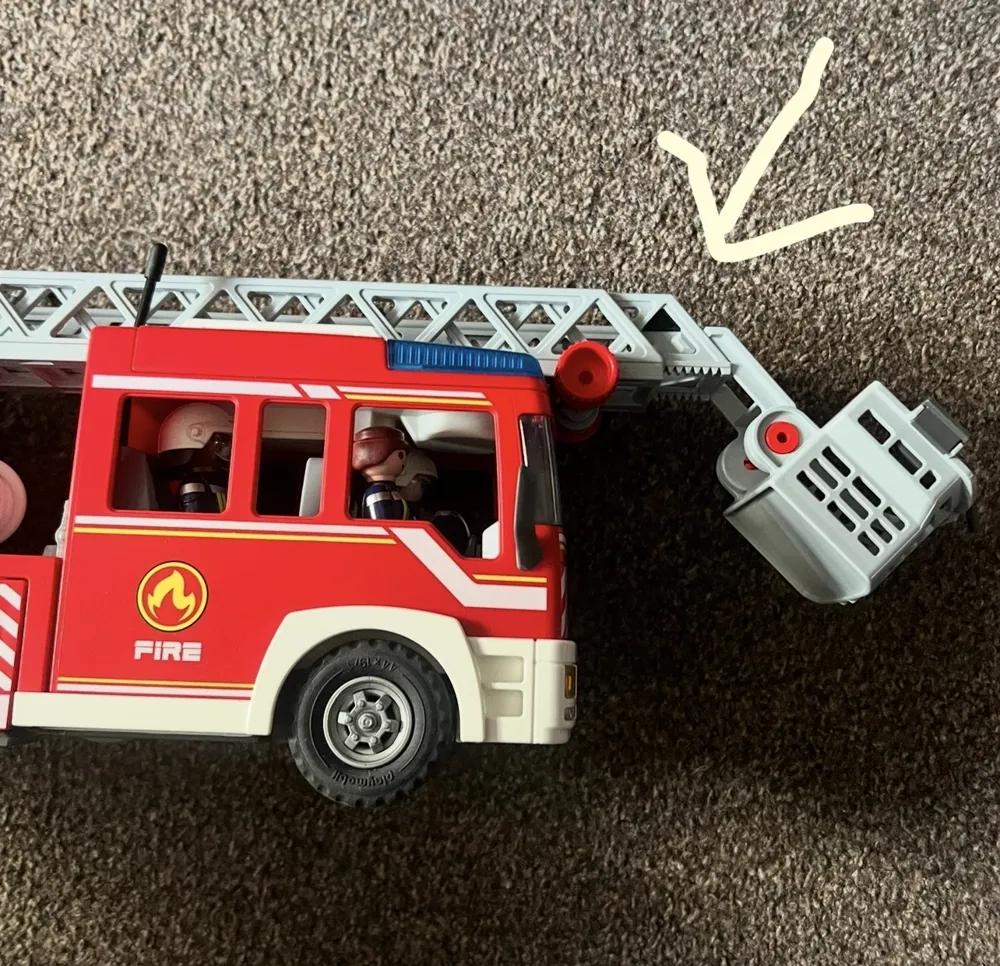 Playmobil Fire Department (9463) basket fixation - Free 3D Print Model ...