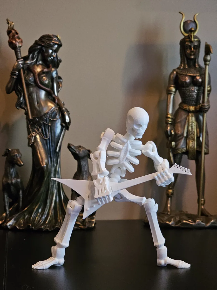 Guitar for Poseable Skeleton - Free 3D Print Model - MakerWorld