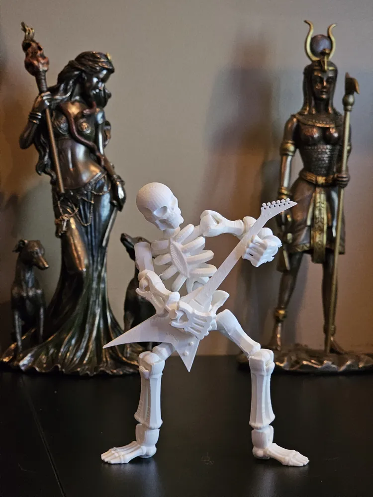 Guitar for Poseable Skeleton - Free 3D Print Model - MakerWorld