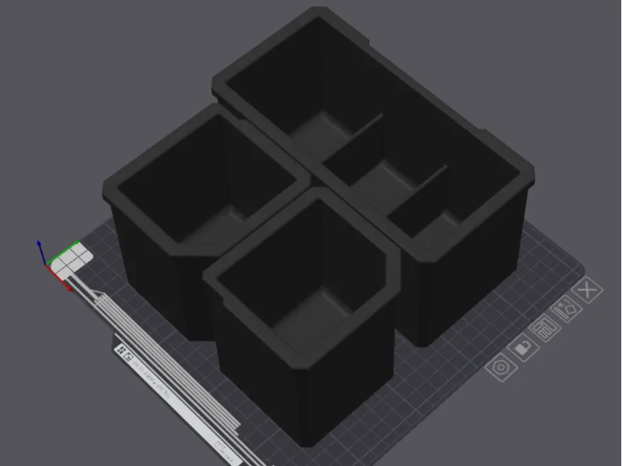 Milwaukee Center and Side 2-Wheel Dolly Bins - Free 3D Print Model ...