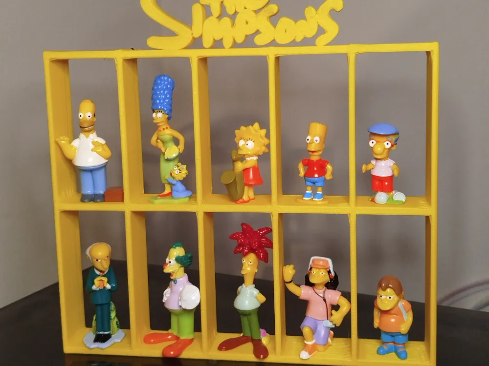 Simpson Kinder Collection Display - Free 3D Print Model - MakerWorld
