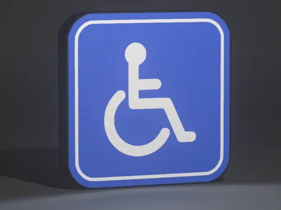 Lightbox - Handicap Sign Box - Free 3D Print Model - MakerWorld
