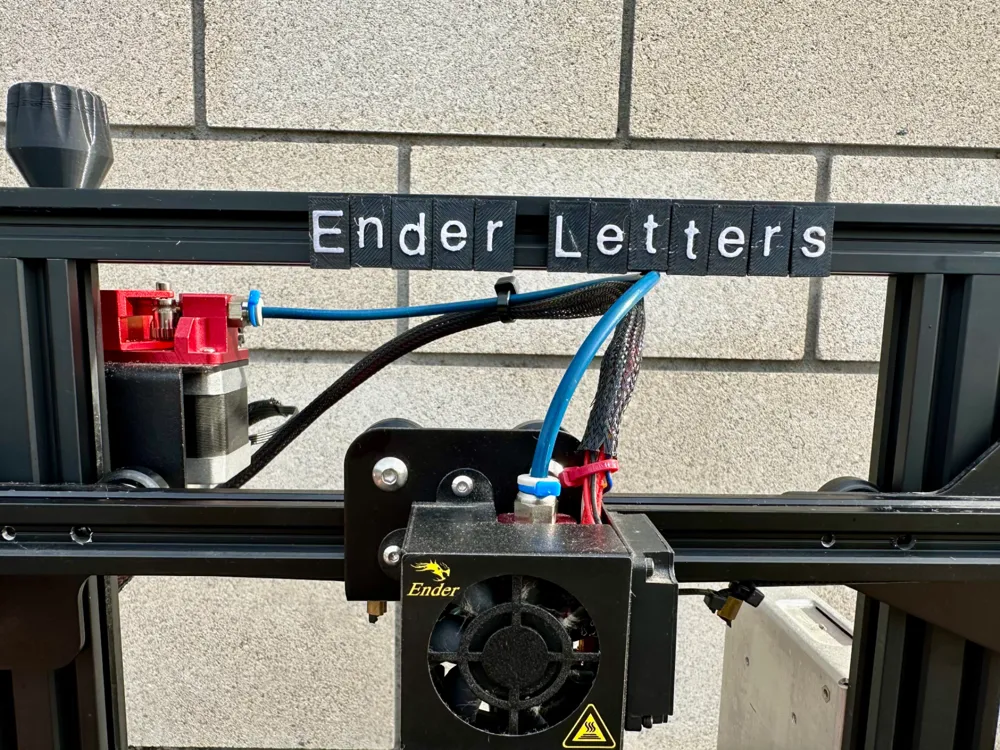 Letras Ender - Modelo gratuito para impressão 3D - MakerWorld