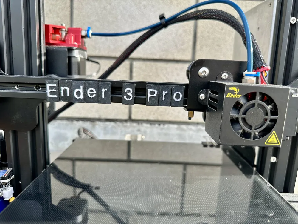 Letras Ender - Modelo gratuito para impressão 3D - MakerWorld