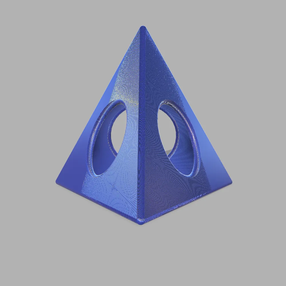Parametric painting pyramids - Free 3D Print Model - MakerWorld