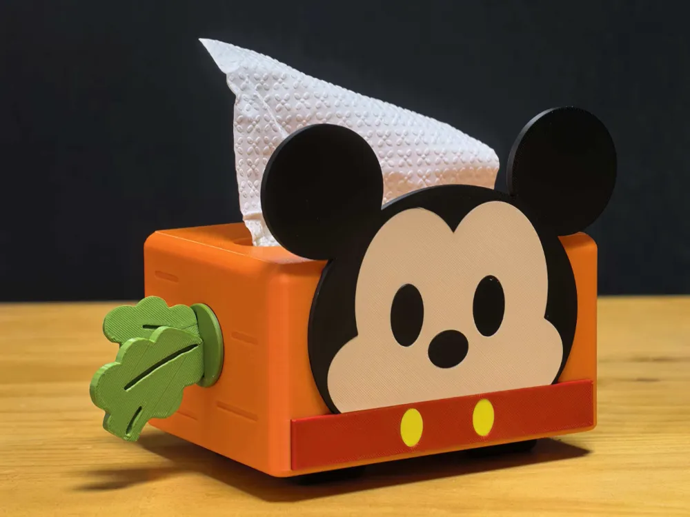 Radish Mickey Mouse Tissue Box Super Invincible Da Kai Men Calico ...