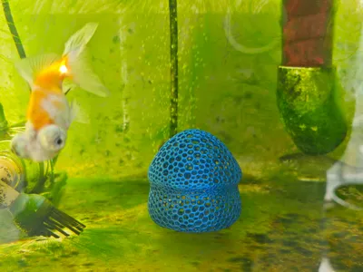 Hollow fish tank hideout - Free 3D Print Model - MakerWorld