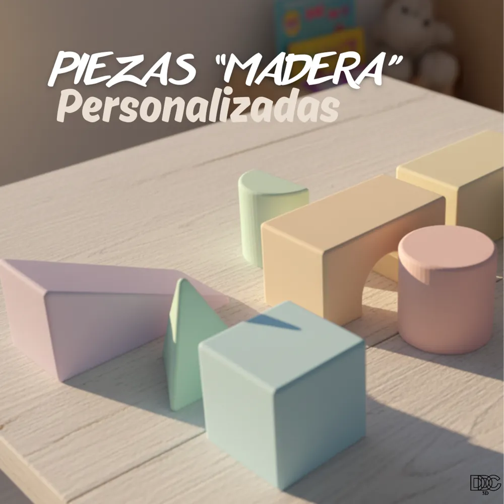 Custom Geometric Wooden Shapes - Free 3D Print Model - MakerWorld