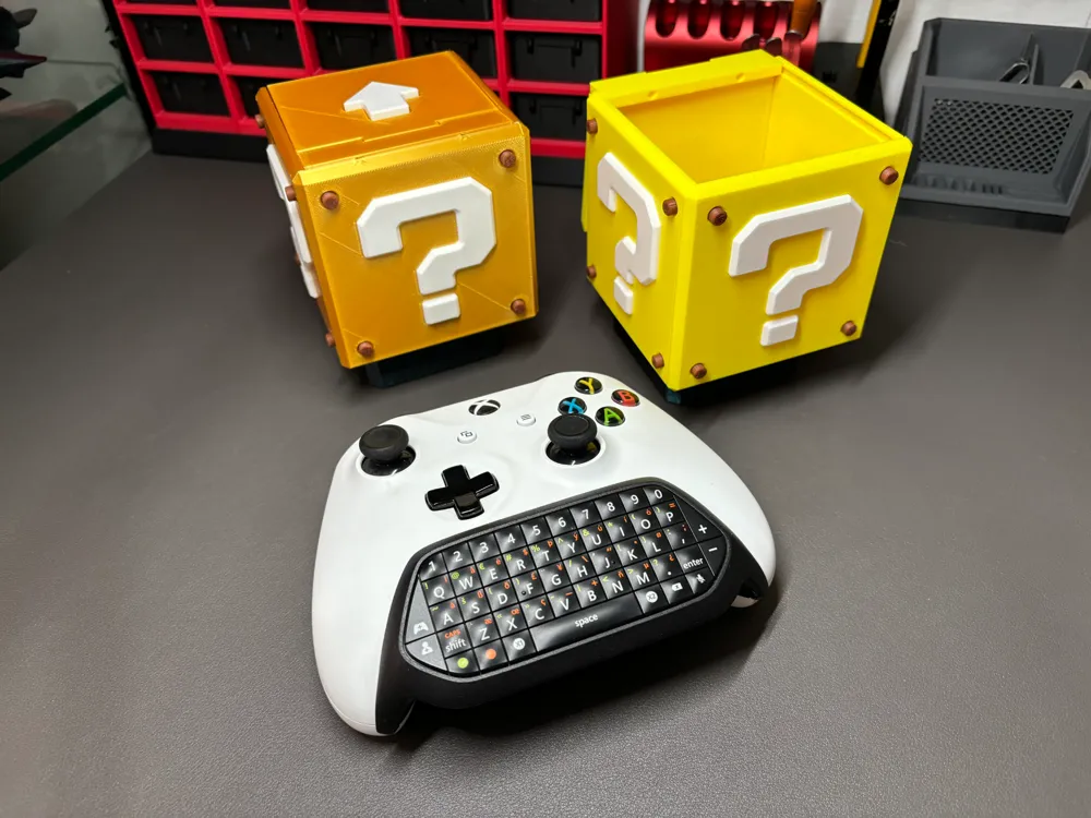 Mario Question Mark Treasure Chest Mario Treasure Chest - Free 3D Print ...