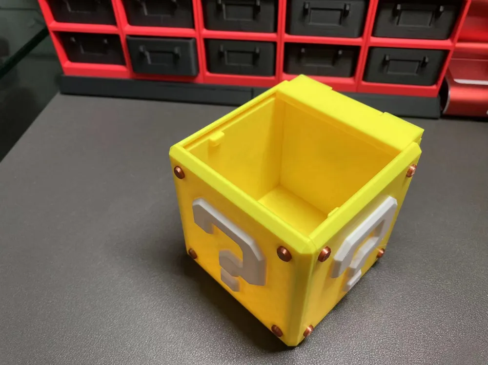Mario Question Mark Treasure Chest Mario Treasure Chest - Free 3D Print ...