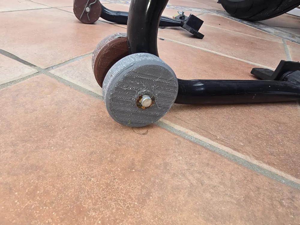 Motorcycle stand wheel - Free 3D Print Model - MakerWorld
