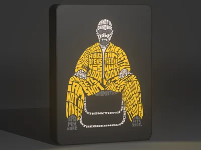 Lightbox - Walter White Draw (Breaking Bad) - Free 3D Print Model ...