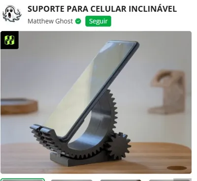 TILT LIFT CELL PHONE HOLDER - Free 3D Print Model - MakerWorld