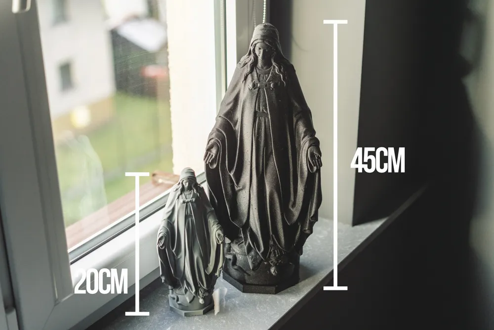 Holy Virgin Mary - Free 3D Print Model - MakerWorld