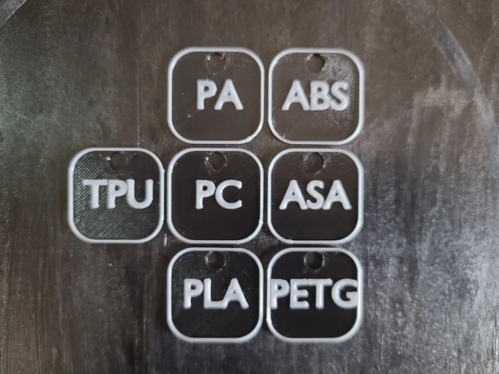 Filament Tags - Free 3D Print Model - MakerWorld