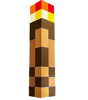 Minecraft Torch - Free 3D Print Model - MakerWorld