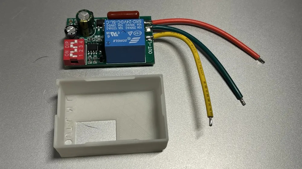 Case for power delay relay switch module (IO33H01) - Free 3D Print ...