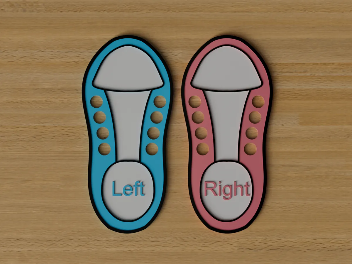 Lace-up shoes for children to learn - Free 3D Print Model - MakerWorld