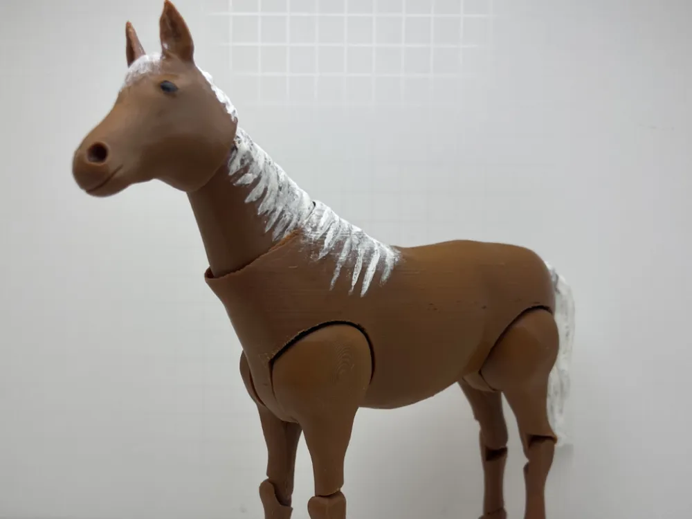 1/12 Horse Action Figure - Free 3D Print Model - MakerWorld