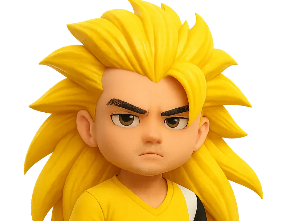 Dragon Ball SSJ3 Figure - Free 3D Print Model - MakerWorld