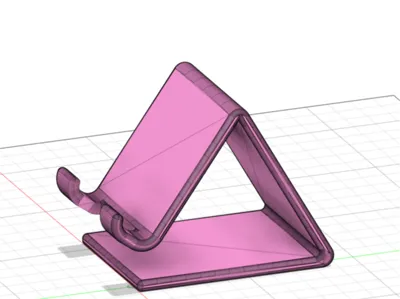 simple phone holder - Free 3D Print Model - MakerWorld