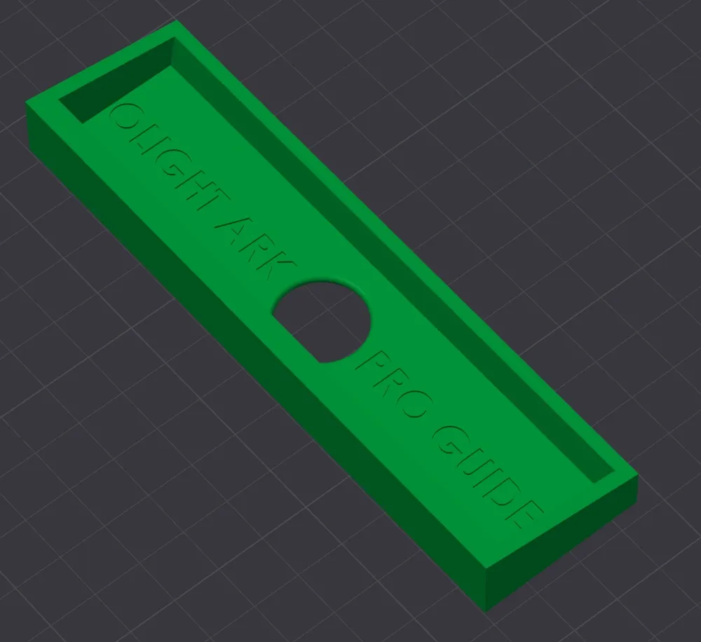 Guia de Gravação a Laser para OLIGHT ARKPRO - Modelo gratuito para ...