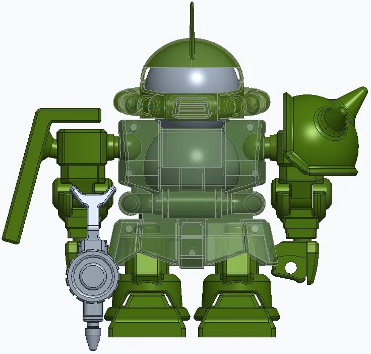 ZAKU for Xiaomi - Free 3D Print Model - MakerWorld