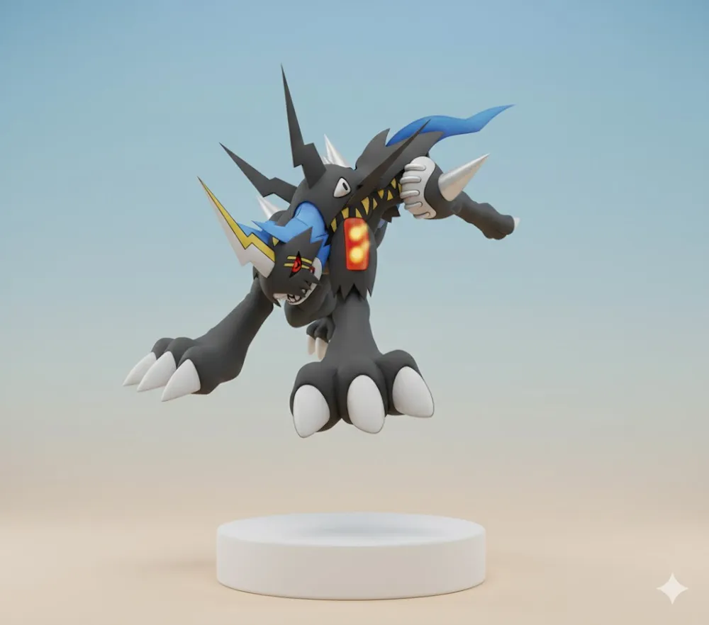 Lighdramon Digimon Creature Model - Free 3D Print Model - MakerWorld