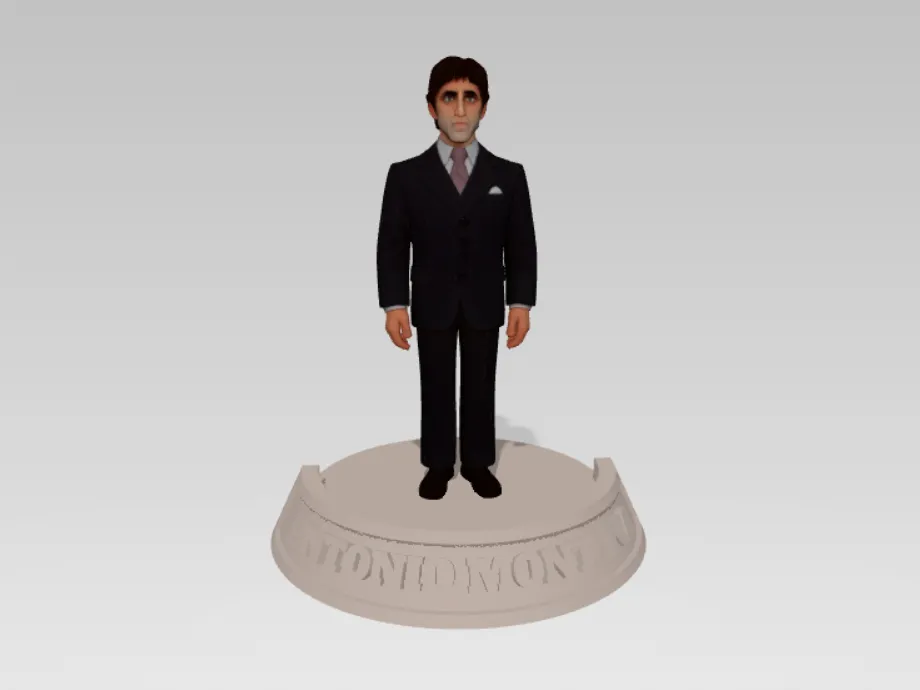 Antonio Montana Figure - Free 3D Print Model - MakerWorld