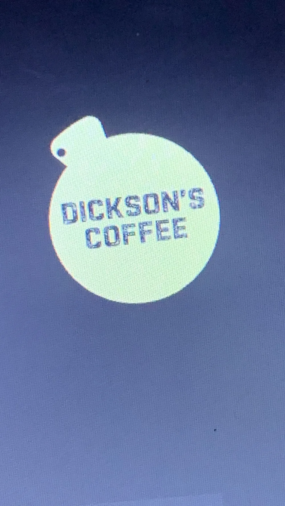Dickson's Coffee Logo - Text Stack - Free 3D Print Model - MakerWorld