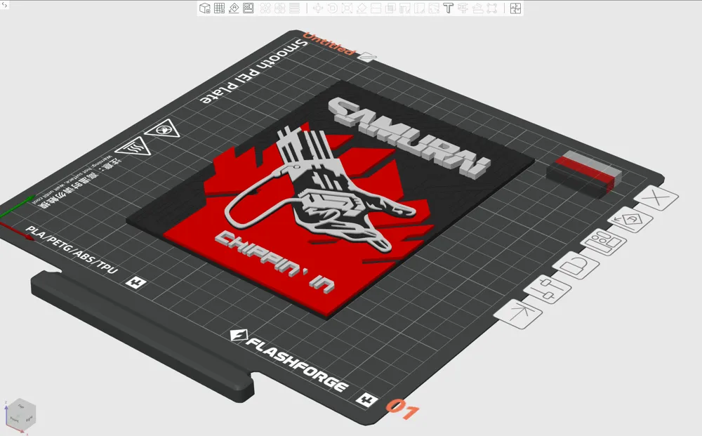 Samurai Chippin'in Cover Art - Free 3D Print Model - MakerWorld