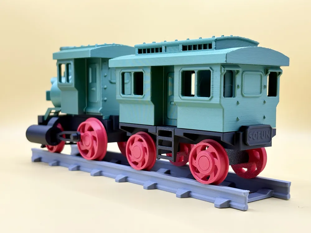 Fun Assembly Toy Train - Free 3D Print Model - MakerWorld