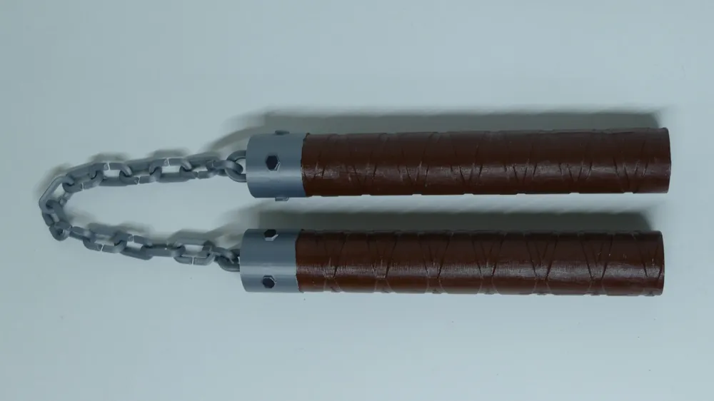 Prop Nunchucks – Display / Cosplay Model - Free 3D Print Model - MakerWorld