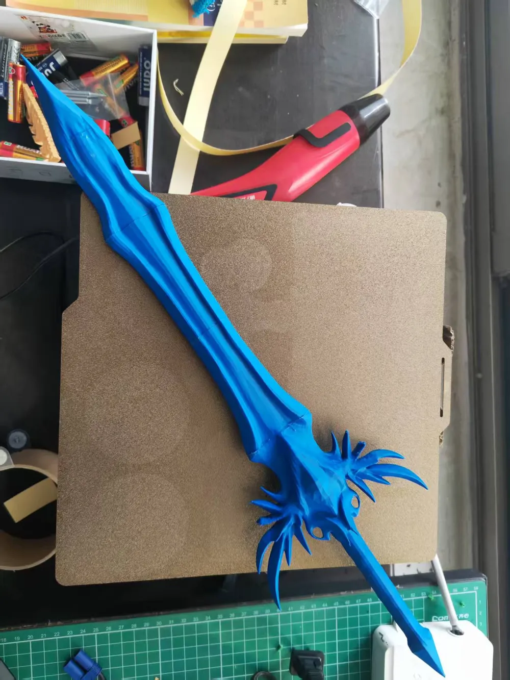 Ice Blue Sword - Free 3D Print Model - MakerWorld