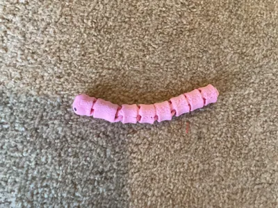 Smiley Flexi worm - Free 3D Print Model - MakerWorld