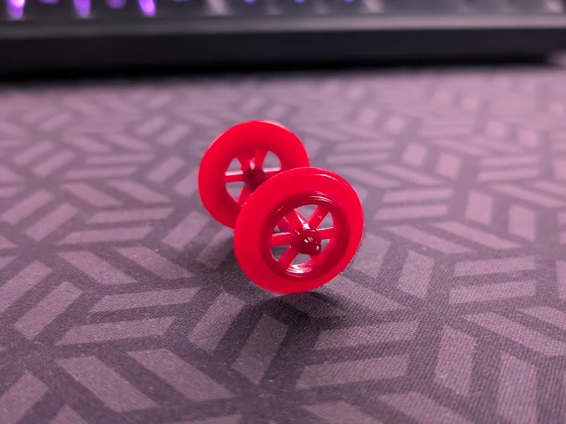 Wheel toy trains various other vehicles, 2mm rods - Free 3D Print Model ...