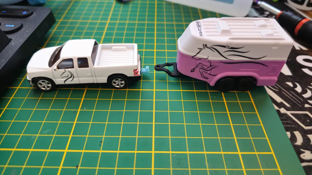 Trailer hitch for Revell Control I Mini RC Car - Free 3D Print Model ...