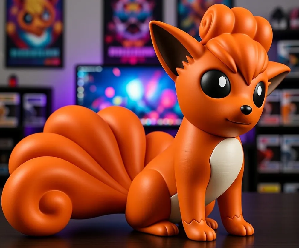 Life-Size PokeMon Vulpix 600mm Display Statue - Free 3D Print Model ...