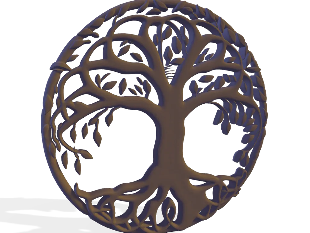 Hypnotic life Tree - Free 3D Print Model - MakerWorld