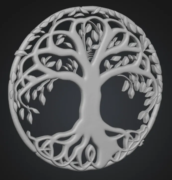 Hypnotic life Tree - Free 3D Print Model - MakerWorld