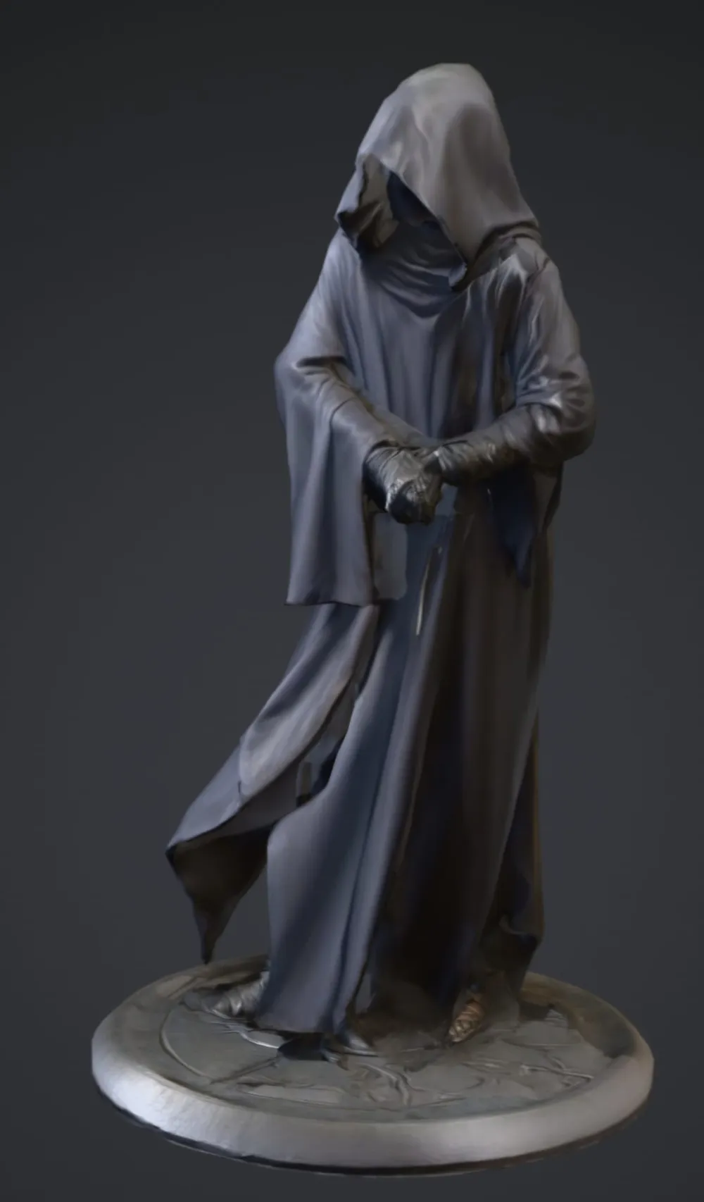 Cloaked figure for D&D and other games - Free 3D Print Model - MakerWorld