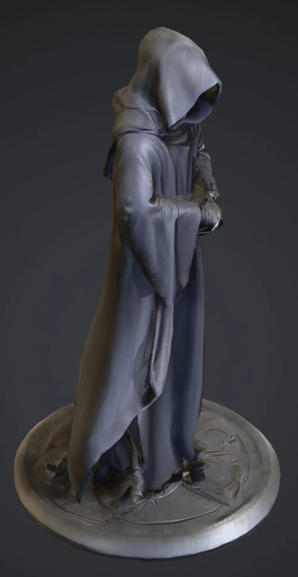 Cloaked figure for D&D and other games - Free 3D Print Model - MakerWorld