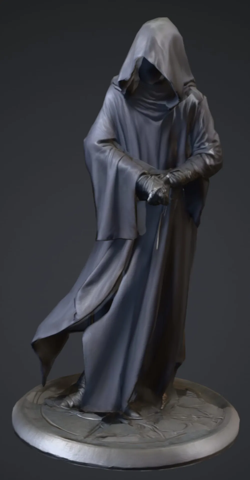 Cloaked figure for D&D and other games - Free 3D Print Model - MakerWorld